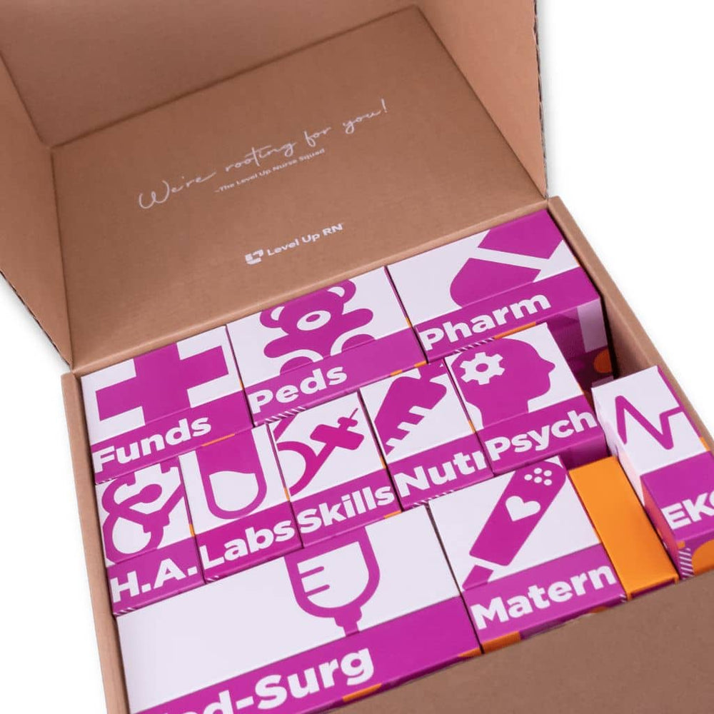 Level Up RN Nursing Test Prep and Flashcards from Cathy Parkes